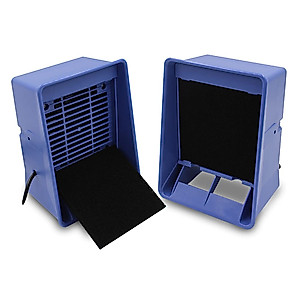 QINIZX 5 Pack Set Solder Smoke Fume Absorber Activated Carbon Filter Sponge Solder Extractor Filter Replacement Fume Filters DIY Working Fan for Soldering Station (4.73x4.73x0.2inch)