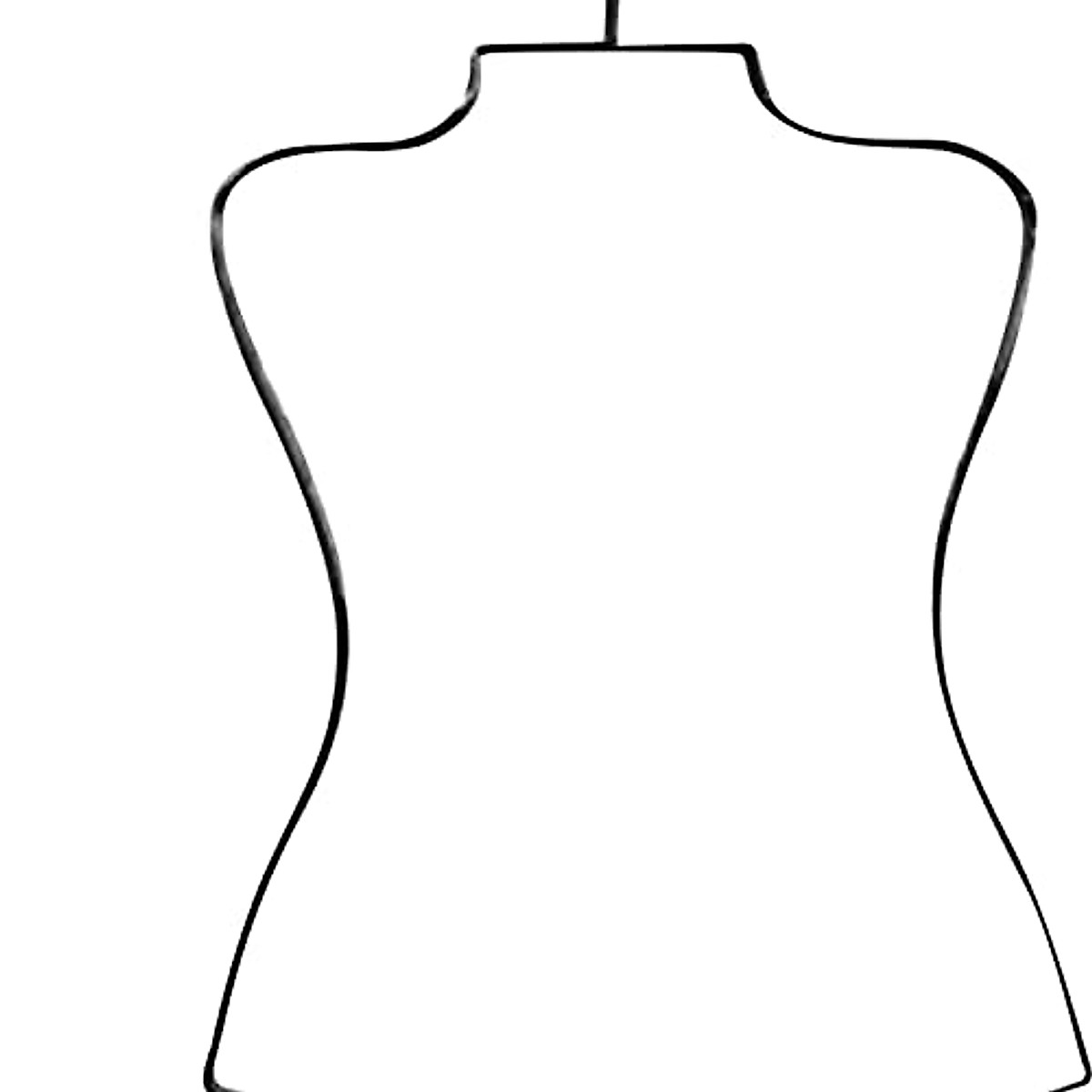 Kids Wire Body Shape Swimsuit Display Hanger, Boys Girls Dress Holder, Beachwear Rack, Bathing Suit Hanger for Bedroom Closet Dress Bikini Home