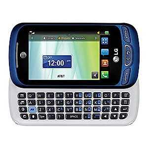 LG Xpression C410 Qwerty Keyboard Slider Cellphone GSM Unlocked - Blue