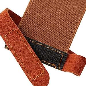 TOPARCHERY Finger Hand Protective Gloves Leather Target Arm Guard 3 Finger Tab for Hunting Compound Recurve Bow