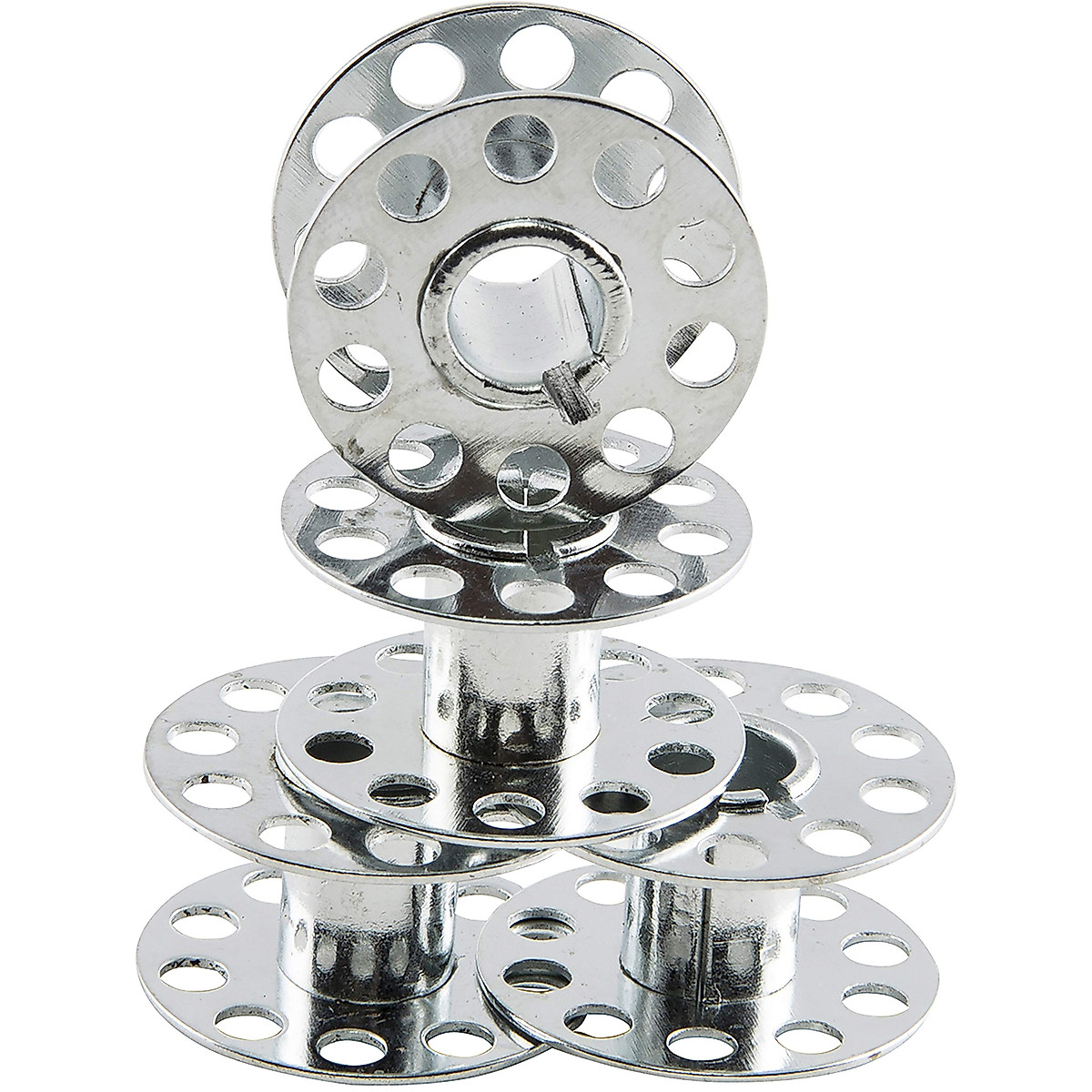 SINGER 2136 Class 15 Metal Bobbins, 4-Count, 1-pack