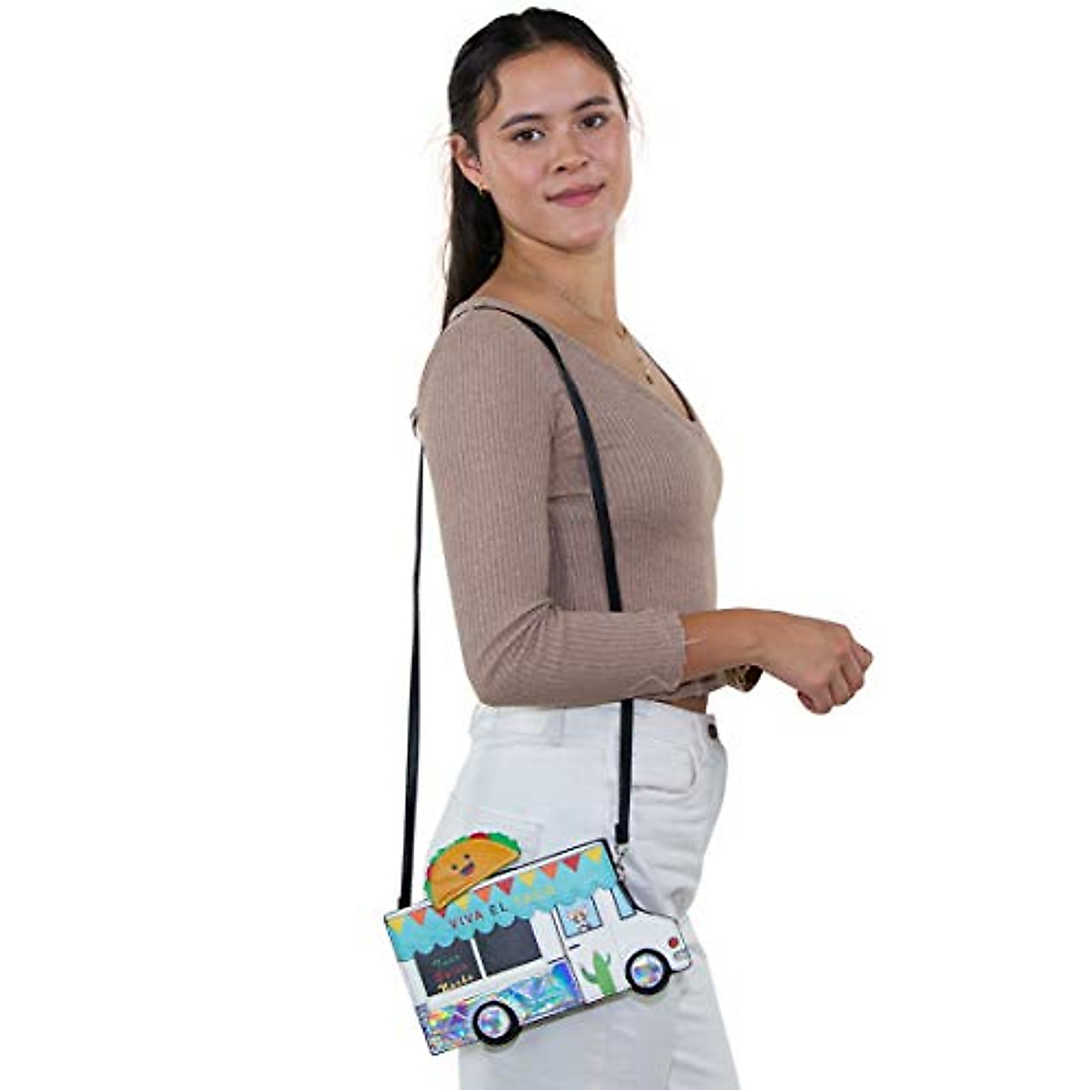 Taco Truck Cross Body Bag One Size