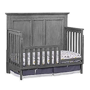 Oxford Baby Kenilworth 4-in-1 Convertible Crib, Graphite Gray, GreenGuard Gold Certified