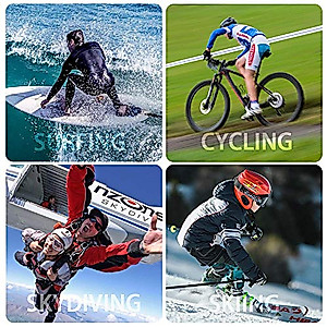 FINEST+ 60m Waterproof Housing Case for GoPro Hero 8 Black Diving Protective Housing Shell with Bracket Accessories for Go Pro Hero8 Action Came Rubber Material Pins Protect The Power Botton