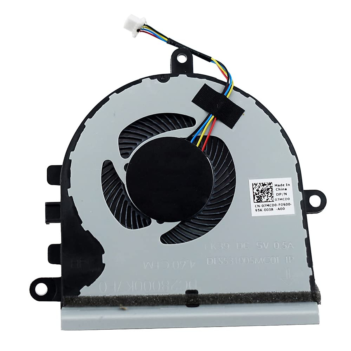 Rangale CPU Cooling Fan for Dell Inspiron 15 5570 5575 P75F 15-5570 I5575-A214SLV-PUS Vostro (2021) 3400 3401 3405 3500 3501 Series Laptop 07MCD0