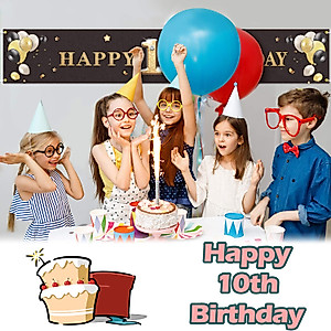 PAKBOOM Happy 85th Birthday Backdrop Black Photo Background Banner Cheers to 85 Years Old Decorations Party Supplies