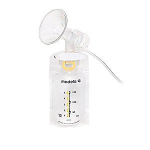 Medela Pump & Save Breast Milk Storage Bags, 20 Count Pack, Breastmilk Freezer Bags, Pour or Pump Directly into Bags with Included Easy Connect Adaptors, Made Without BPA
