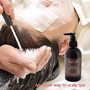 Pureland Beauty Rejuvenate Cleansing Dew - All Natural Hair Shampoo for Normal to Fine and Thin Hair - Deeply Cleansed Skin Pores - Scalp Care and Provide Your Hair Healthy Growth - 8.5 Ounce