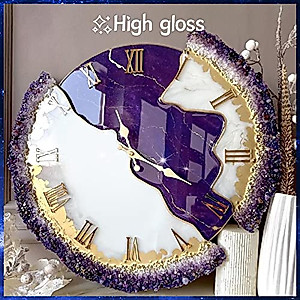 Bsrezn Clear Epoxy Resin 24OZ, Crystal Clear Hard Casting Resin and Hardener Apoxy Resina Epoxica Transparente 2 Part Resin Art Supplies for Jewelry Making Molds Crafts -Anti Yellowing-Fewer Bubbles