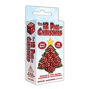 Steve Jackson Games The 12 Dice of Christmas, Dice Game, Family, Holiday, for 2 to 5 Players, Ages 10