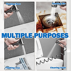 Handheld Bidet Sprayer for Toilet, Bidet Attachment for Toilet, Handheld Bidet Sprayer Kit - Ergonomic, NSF Plumbing Code Certified Legal Installation - Easy to Install