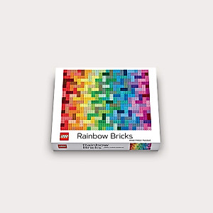 LEGO Rainbow Bricks 1000 Piece Jigsaw Puzzle