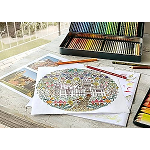 Faber-Castell Polychromos Artists' Color Pencils - Tin of 120 Colors - Premium Quality Artist Pencils