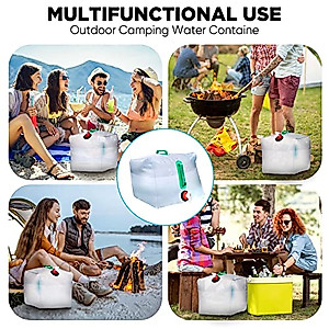 Pool Step Weights Sand Bags,2PCS Pool Ladder Above Ground Fillable Anchor Sandbags Container for Swimming Pool Steps and Collapsible Camping Water Storage Container,11'' x 11'', Transparent