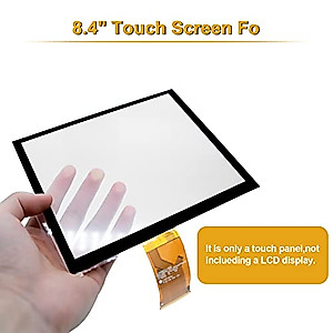 8.4" Touch Screen Digitizer for Uconnect 4C Radio Navigation Compatible with 2017-2022 Ram 1500 2500 3500/Dodge Durango Challenger/Jeep Grand Cherokee Wrangler/Chrysler Replace# LA084X01(SL)(01)