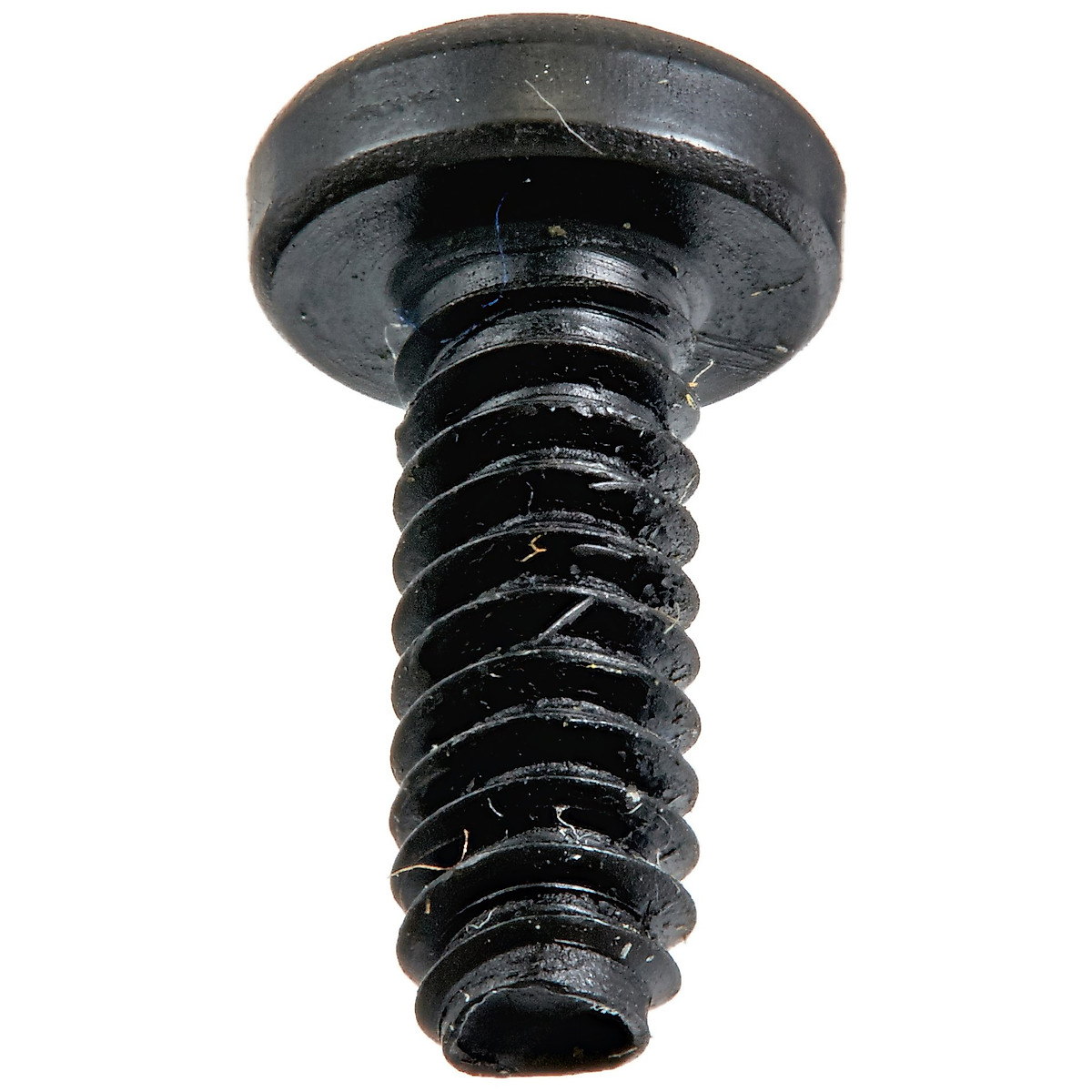 Small Parts 0606RTPB Steel Thread Rolling Screw for Metal, Black Oxide Finish, Pan Head, Star Drive, #6-32 Thread Size, 3/8" Length (Pack of 100)