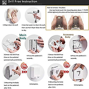 TeeGoo Retractable Clothesline 13.8 Feets Indoor Outdoor Clothing Rope Balcony Laundry Rack Clothes Hanger No Drilling/Wall Mounted Dryer Heavy Duty Stainless Steel Clothesline Rope(Silver)