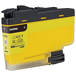 Brother LC406XLY High Yield Yellow Ink Cartridge