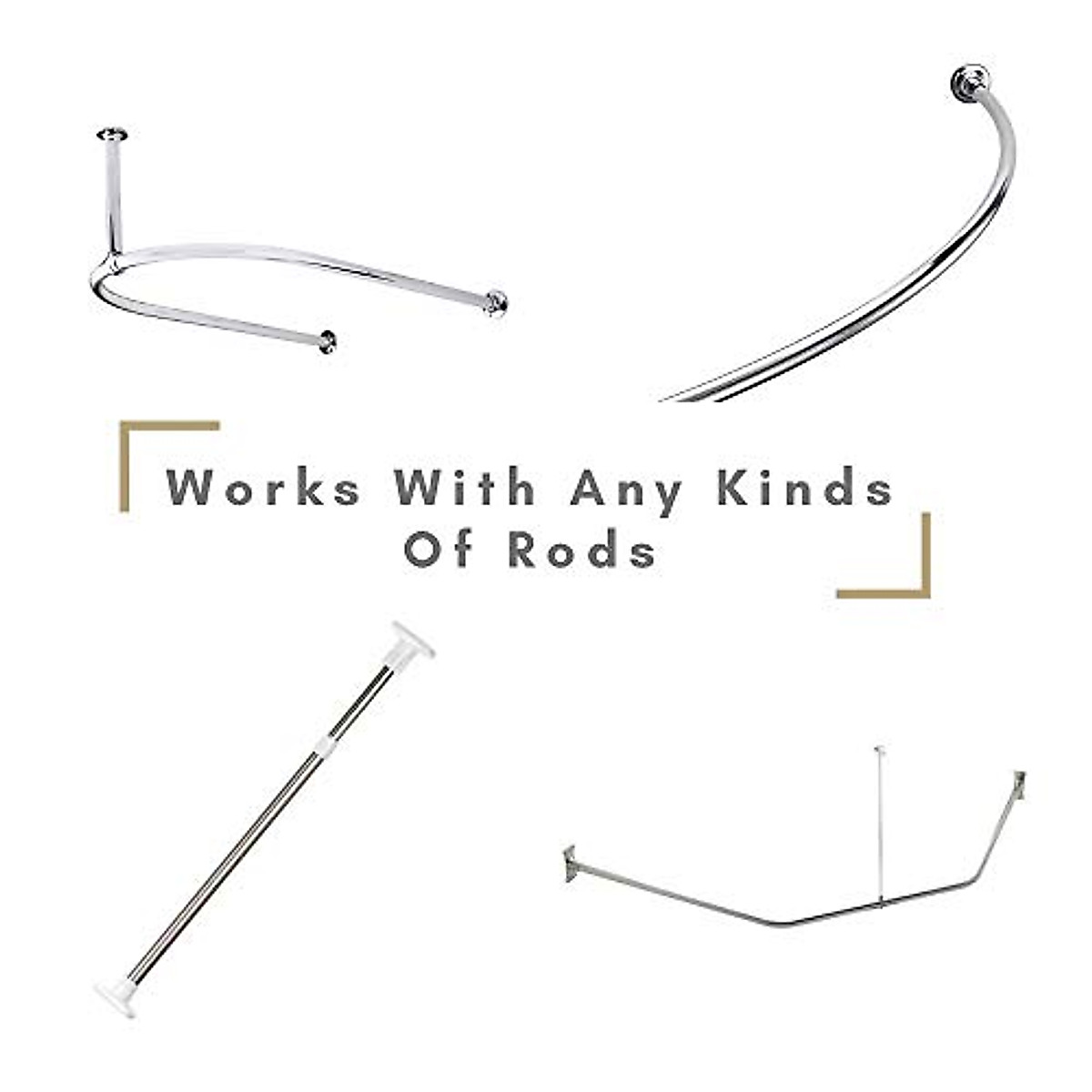 Ecoehoe Hotel Grade Waffle Weave Fabric Hook Free Shower Curtain with Magnets Snap-in Liner - Heavy Duty Bath Curtain with See Through Top Machine Washable 71" W * 79“ L White