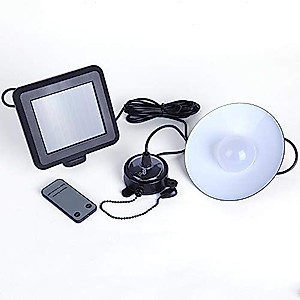 Kyson Solar Lights,Solar Powered Led Shed Light with Remote Control and Pull Cord for Indoor Outdoor Use