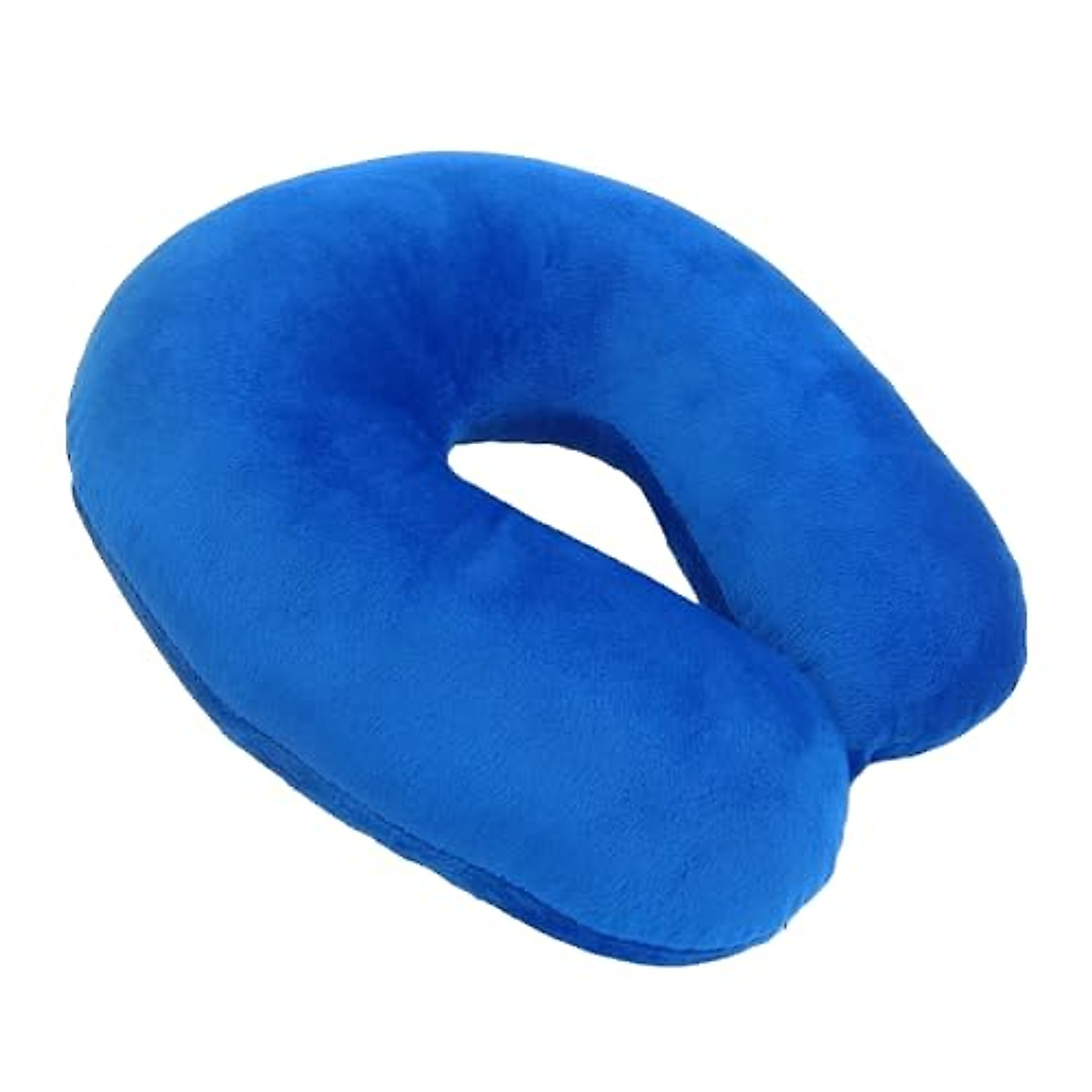Wolf Essentials Adult Cozy Soft Microfiber Neck Pillow, Compact, Perfect for Plane or Car Travel, Royal