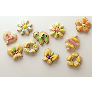 Kuhn Rikon Clear Cookie Press with Decorating Tips and Storage Box