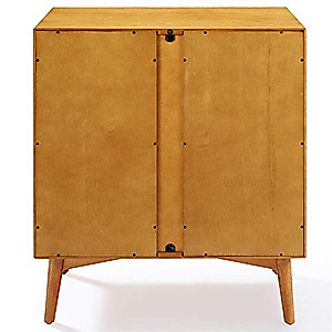 Crosley Furniture Landon Mid-Century Modern Bar Cabinet, Acorn