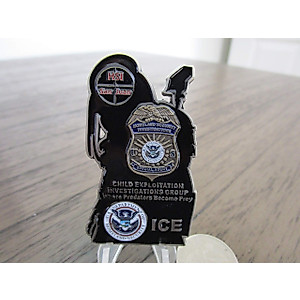 ICE HSI Child Exploitation Investigations Group San Juan Puerto Rico Predator Challenge Coin