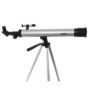 Vivitar TEL50600 60X/120X Telescope Refractor with Tripod (Black)
