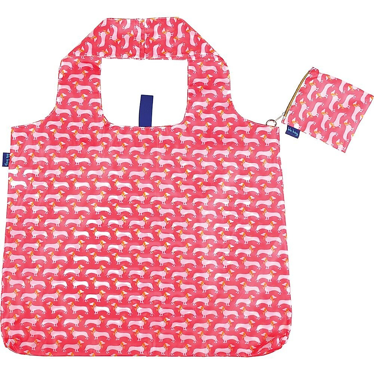 Dachshund Pink Blu Bag