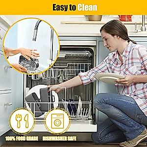 2Pcs Air Fryer Silicone Pot Rectangular for Ninja Foodi Dual DZ201 8QT, MMH Reusable Silicone Airfryer Liner Replacement Baking Tray Basket Insert | Non-stick | Easy Cleaning | Food Safe | Gray