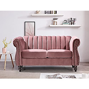 US Pride Furniture S5648-LV Sofas, Rose