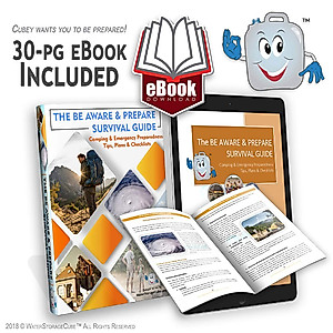 WaterStorageCube BPA-Free Collapsible Water Container with Spigot, Food-Grade Camping Water Storage Carrier Jug for Outdoors Hiking Hurricane Emergency, Foldable Portable Water Canteen (5.3 Gallon)