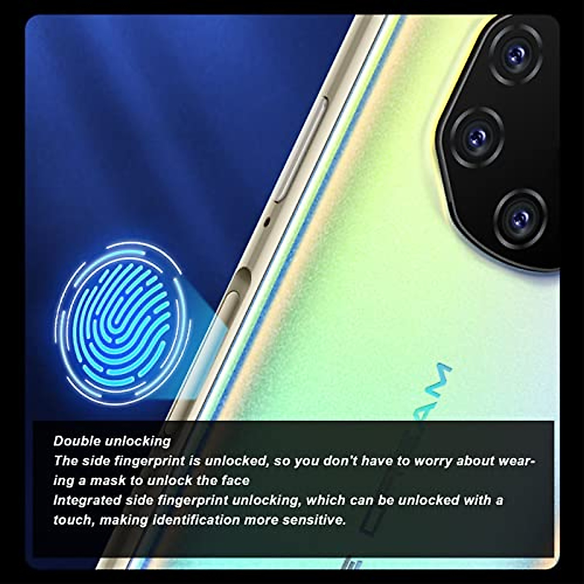 3.5in Mini Unlocked 4G Smartphone Small Old Mobile Phone Dual Cards Dual Standby for Cell Phone for Students, Endurance,Face Recognition,Fingerprint (Black)