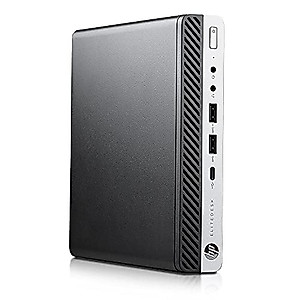 HP EliteDesk 705 G4 Mini Desktop Computer: AMD Quad-Core Ryzen 5 Pro 2400GE upto 3.8GHz, 8GB DDR4 RAM, 256GB SSD, Windows 10 Pro (Renewed)