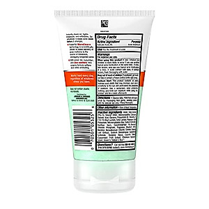 Neutrogena Oil-Free Acne Stress Control Power-Clear Facial Scrub, 2% Salicylic Acid Acne Treatment Medication, Exfoliating Daily Acne Face Scrub for Acne-Prone Skin Care, 4.2 fl. oz