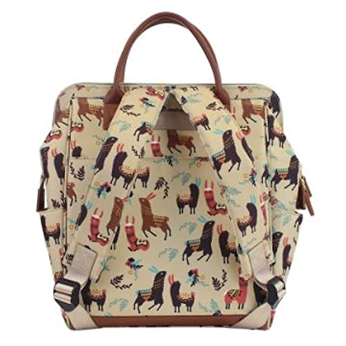Maevn ReadyGO Water-Resistant Clinical Tote Backpack in New Llama (Beige Llama)