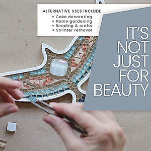 Tweezer Guru Ingrown Hair Tweezers - Pointed Precision Tweezers for Eyebrows & Ingrown Hair Removal - Blackhead and Splinter Tweezer with Sharp Needle Nose Point (2 Piece Set, Black (Point+Slant))