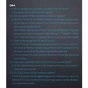 AMZPILOT Compatible for iPhone to iPhone Transfer Cable Male to Male Data Migration, iOS 14 to 8 pin OTG Cable Sync Photo/Video Wired Cord, for iPhone 14/13/12 Mini/Pro Max/11/Xs/Xr/8 Series - 0.8ft