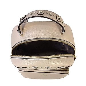Kate Spade Studded Leather Mini Nicole Backpack, Warm Beige