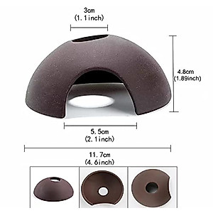 Saim Aquarium Decoration Ornaments Ceramics Hideout for Fishes Shrimps Breeding Hiding Spots