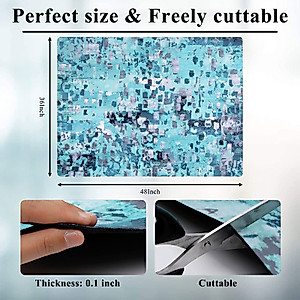 Pauwer Office Chair Mat for Hardwood Floor, 36"X48" Computer Chair Mat for Gaming, Desk Chair Mat, Low Pile Chair Mat Floor Mat Carpet, Anti-Slip Floor Protector Rug for Home Office