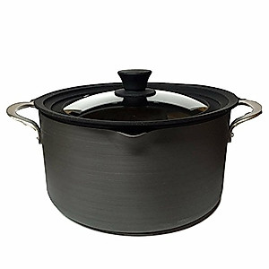 Glass Lid Universal - Graduated Kitchen Lids Multisize 8.5” / 21.5 cm, 9.25” / 23.5 cm, 10” / 25.5 cm (outer edges 10.6” / 27 cm) Diameter for Pots and Pans, Heat Resistant Silicone Rim, Round Black