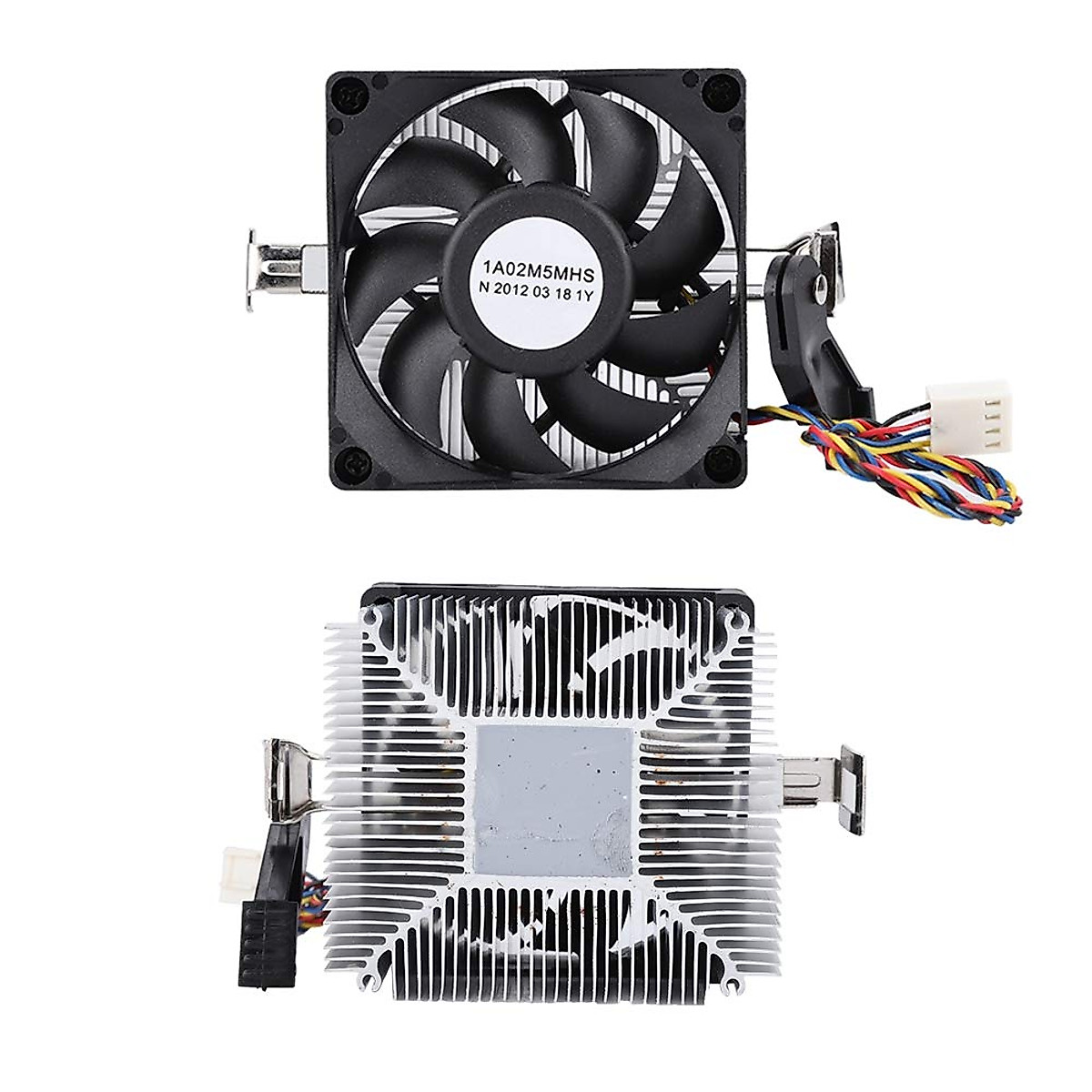 Hydraulic Bearing CPU Cooling Fan, Black CPU Cooler, Large Air Volume 12V CPU Fan, Excellent Heat Dissipation Performance for AM2 AM3 AM3+ FM1 FM2 FM2+