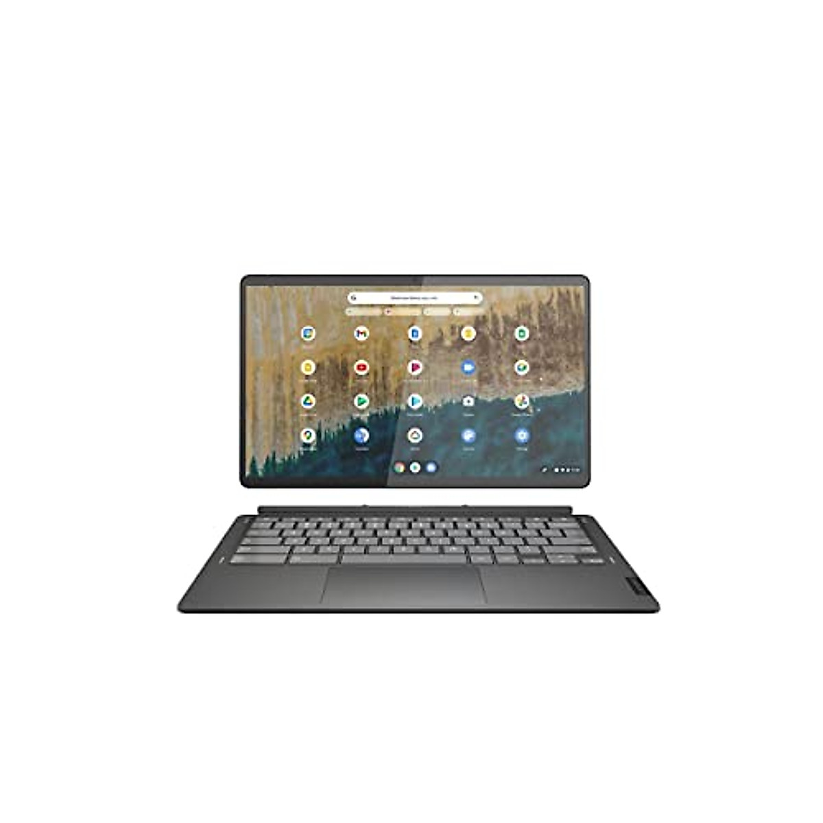 Lenovo IdeaPad Duet 5 Chromebook, OLED 13.3" FHD Touch Display, Snapdragon SC7180, 4GB RAM, 64GB Storage, Qualcomm Adreno Graphics, Chrome OS, Gray (Renewed)