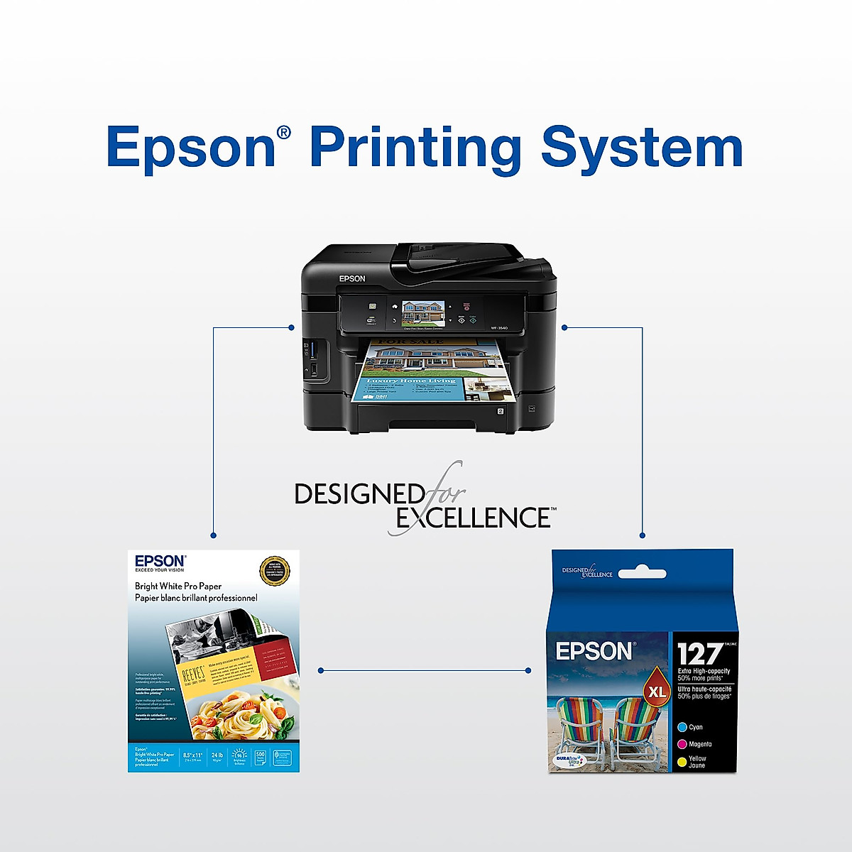 Epson T127520 DURABrite Ultra Multipack Extra High Capacity Cartridge Ink