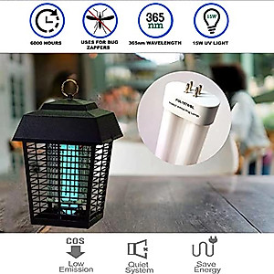 7.7 Inch BF-35 Replacement Bulb 15 Watt for Flowtron BK-15D Stinger FP15, TZ15, B1515-4 /Hemiua T6 Pro Black Flag BB-15WHT BZ-15, BZ-20