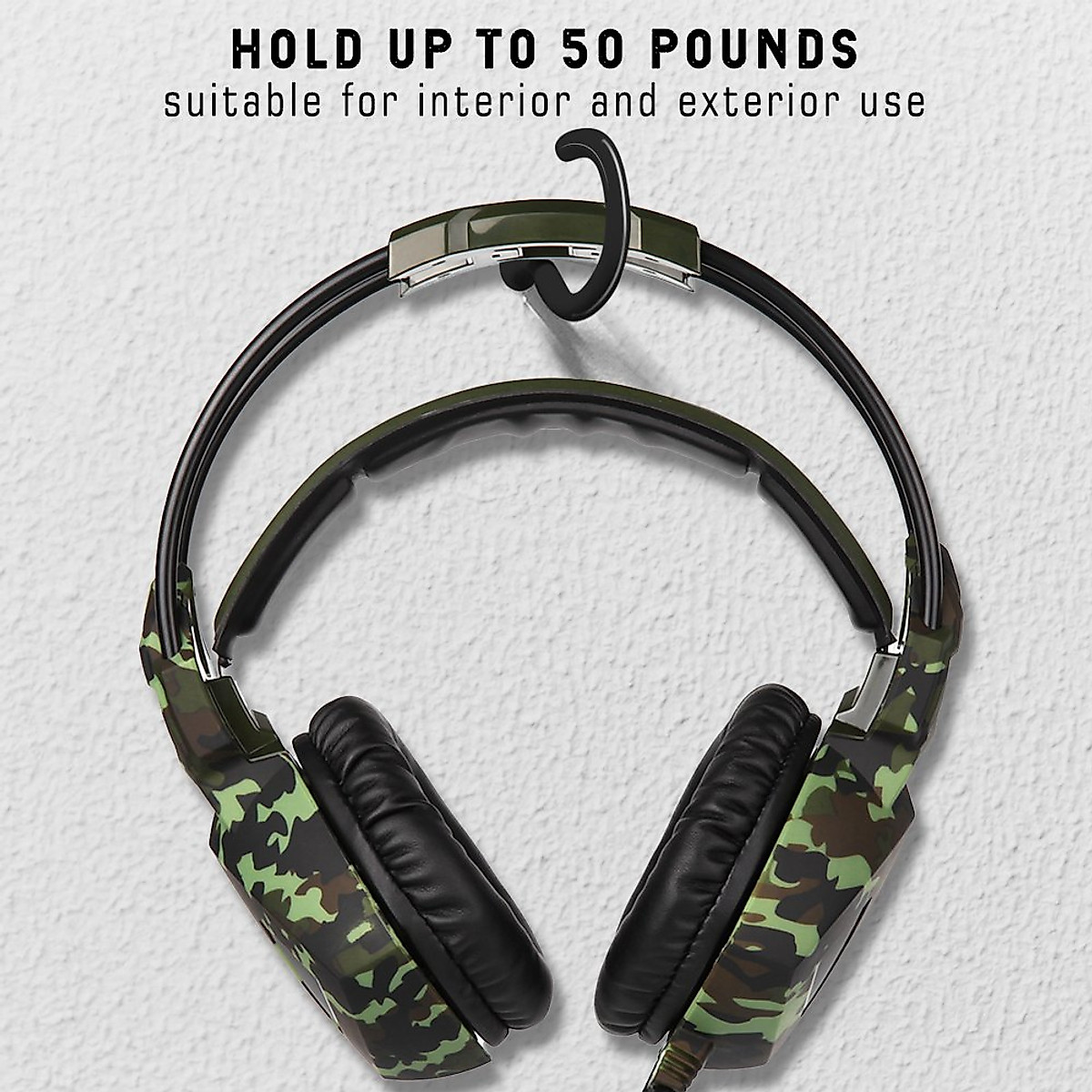 25 Pack Cup Hook Ceiling Hooks, 2.9 Inches, FineGood Vinyl Coated Screw-in Hanger for Indoor and Outdoor Use - Black