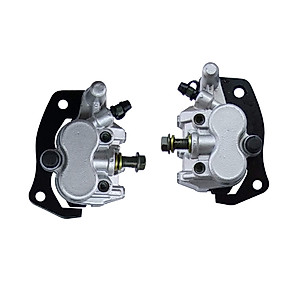 Hity Motor Front Brake Caliper Left and Rignt Set With Brake Pads For YAMAHA UTV RHINO 700 YXR 700 2008-2011 RHINO 660 YXR 660 2004-2007 Rhino 450 2006-2009