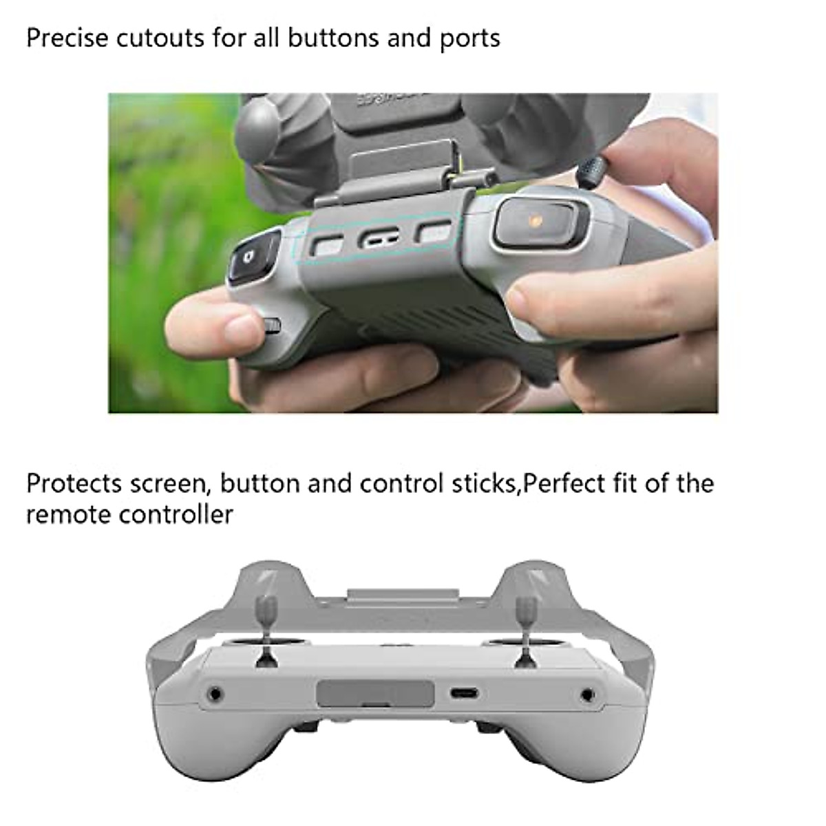 Mini 3 Pro Sun Hood 2-Level Sunshade for DJI Mini 3 Pro RC Remote Controller Full Screen Protection Accessories